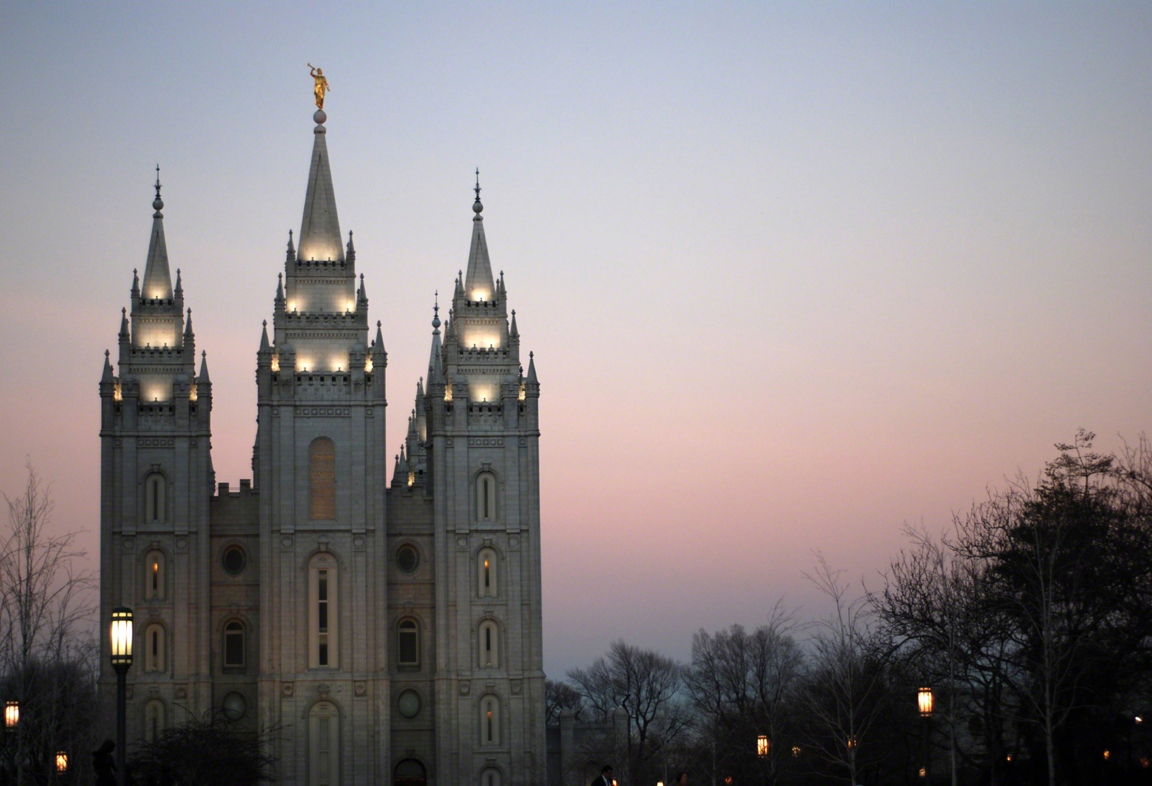 Salt Lake Temple in the Evening